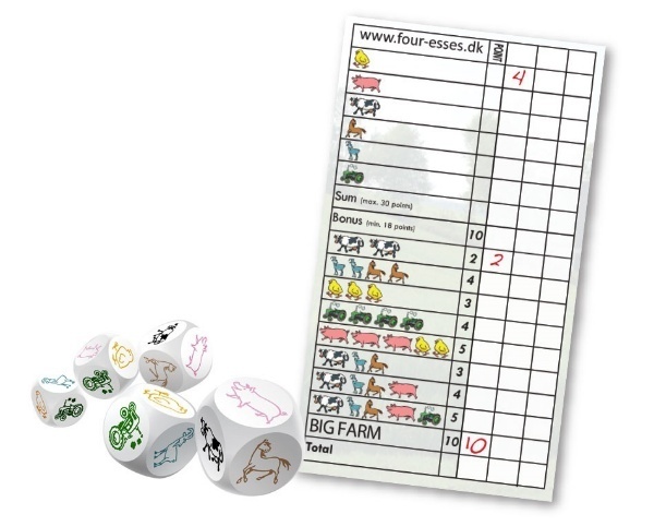 Dice N Score™ - Farm - Family Games - R&R GAMES | R&R Games