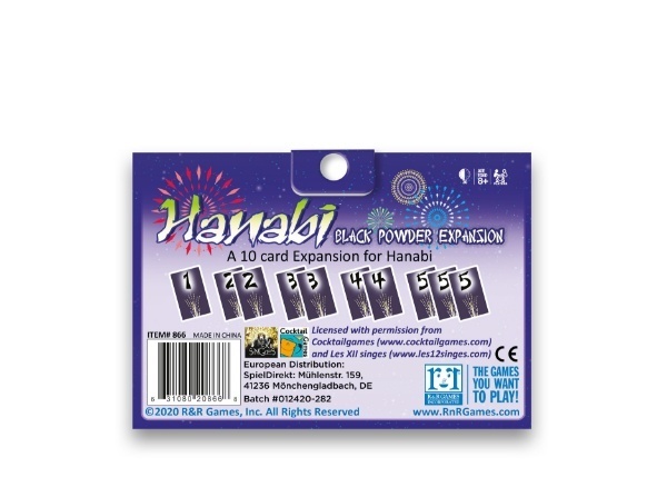 Hanabi® Black Powder Exp - Card Game - R&R GAMES | R&R Games