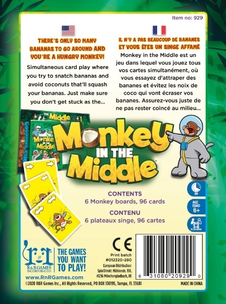 Monkey In The Middle® - Board Game - R&R GAMES | R&R Games