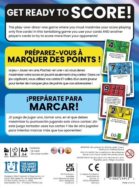 Score Cards™ - Family & Party Game - R&R GAMES | R&R Games